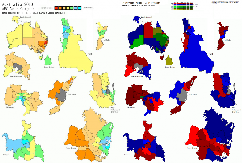 Australian map of liberalism (vs party) – Software / Wetware